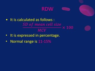 Blood indices | PPTX