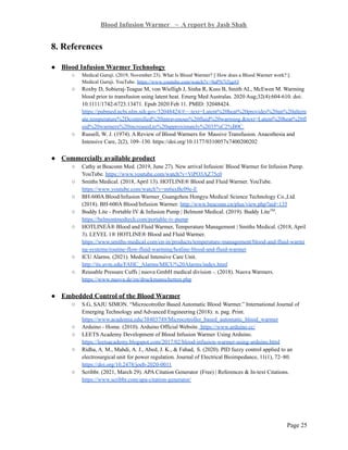 Blood infusion warmer fuzzy embedded system design latest developments ...