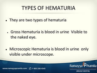 Blood in urine | PDF