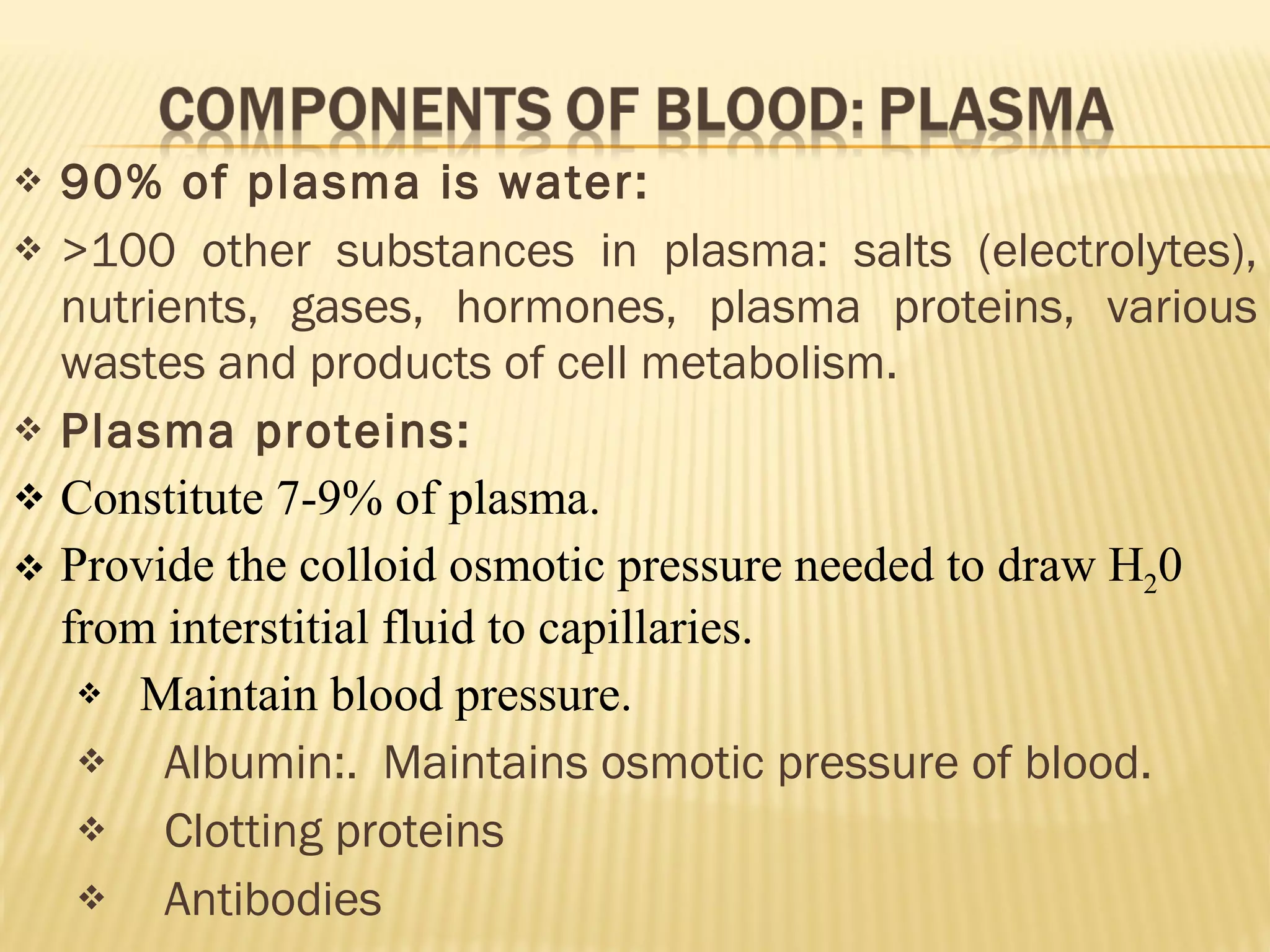 Blood & its functions | PPT