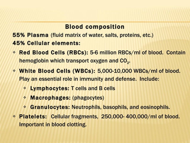 Blood & its functions | PPT