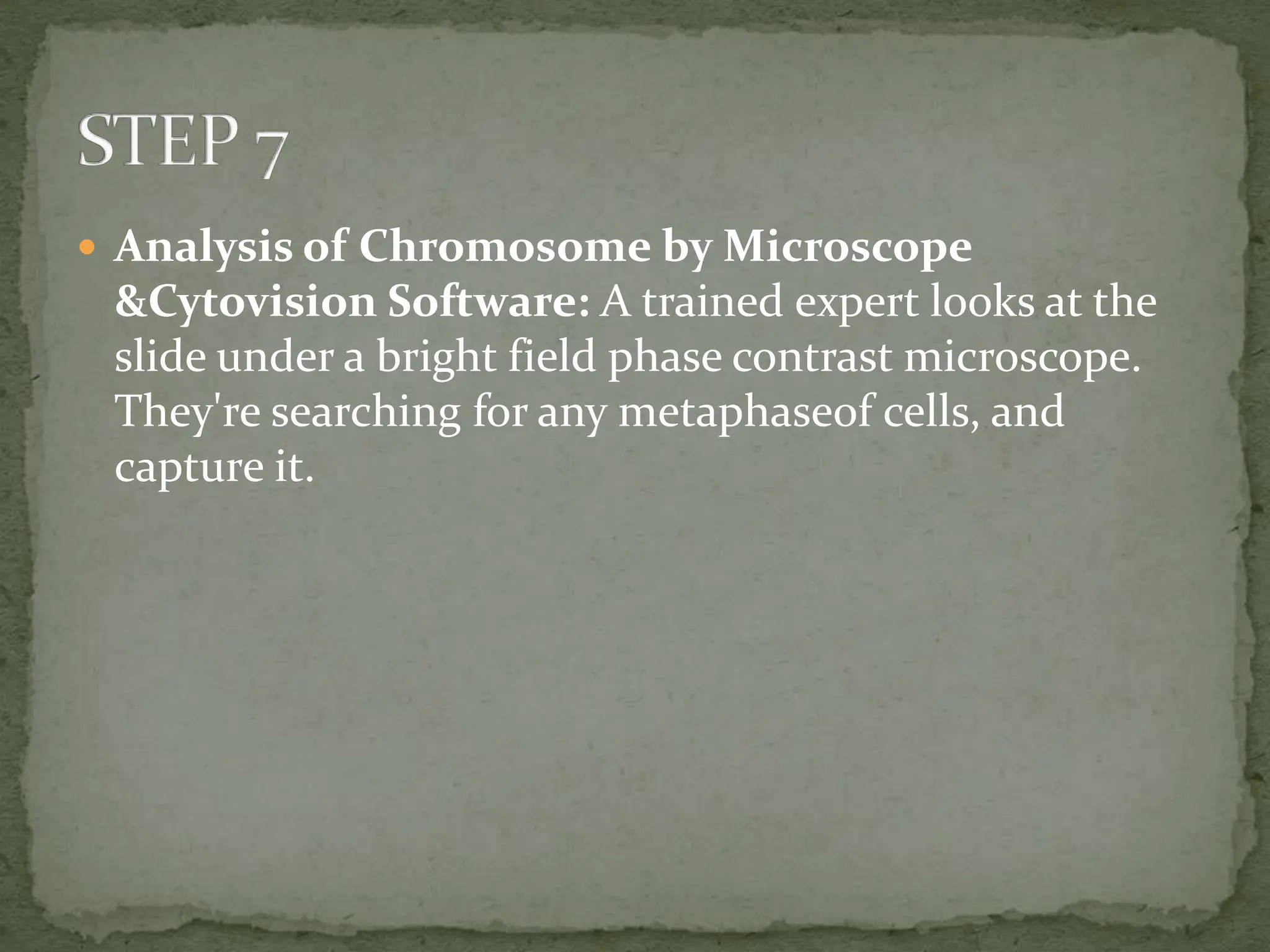 BLOOD KARYOTYPING: WHOLE BLOOD KARYOTYPING PROCESS | PPTX