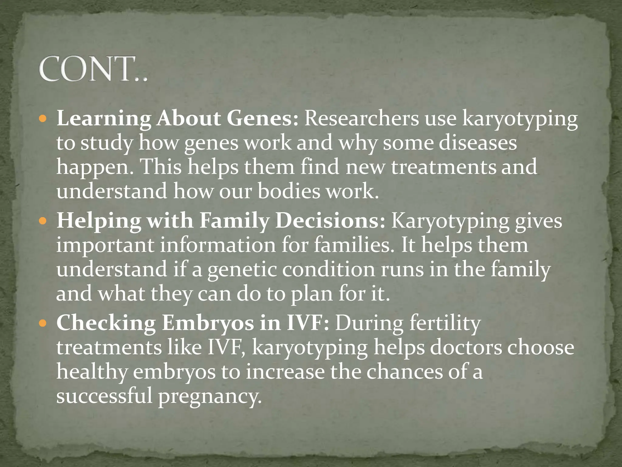 BLOOD KARYOTYPING: WHOLE BLOOD KARYOTYPING PROCESS | PPTX