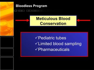 Bloodless Medicine Caring Effectively For Patients Who Decline Blood ...