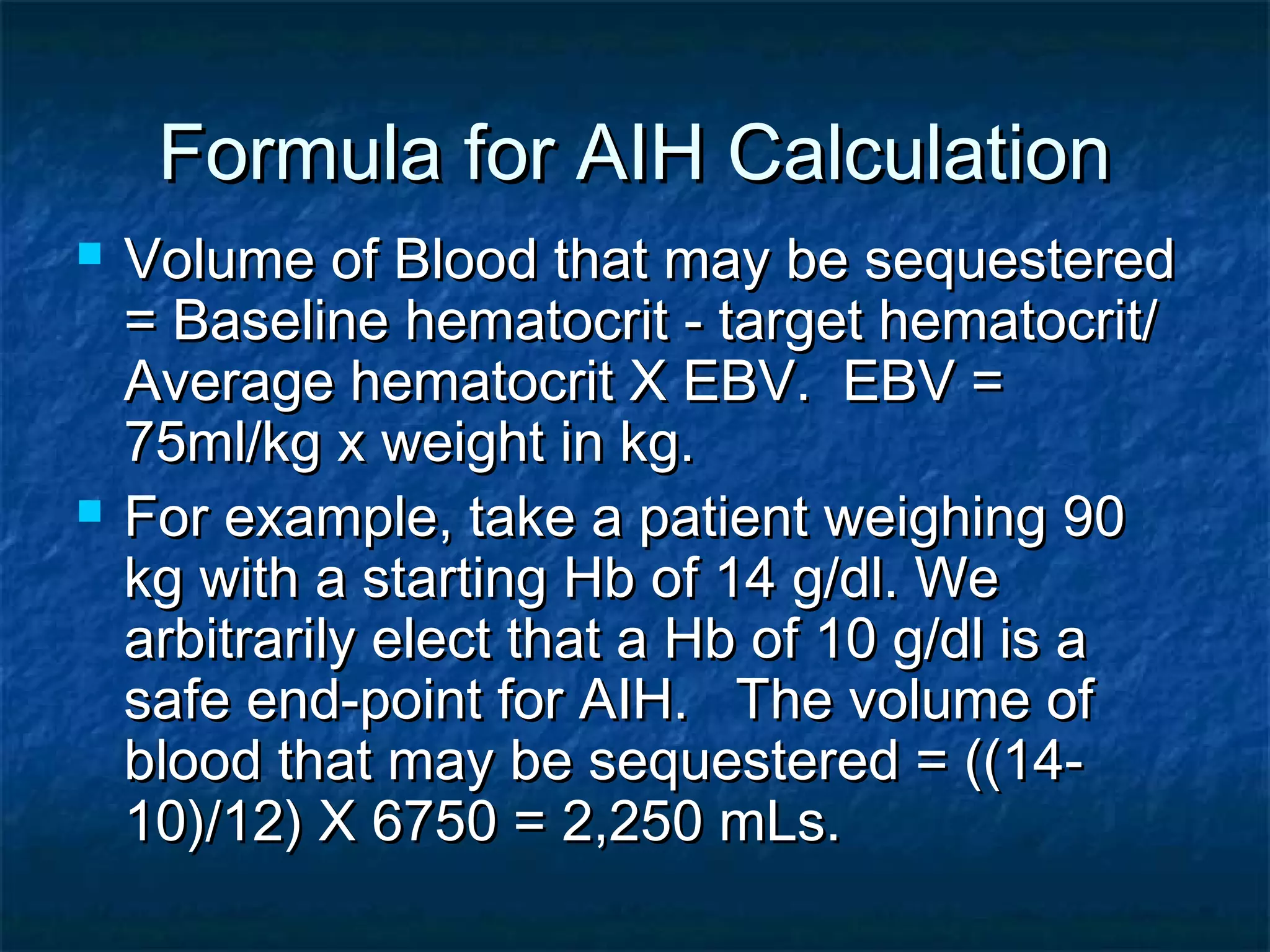 Bloodless surgery | PPT