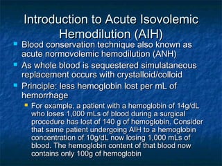 Bloodless surgery | PPT