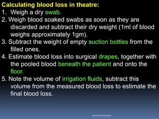 Assessment of blood loss | PDF