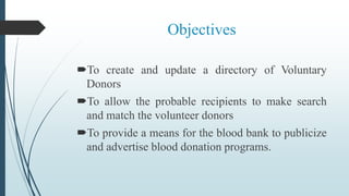 Blood management system | PPT