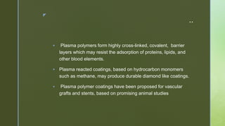 blood material interaction by Haleeful jud | PPTX