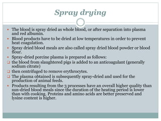 Blood meal | PPTX