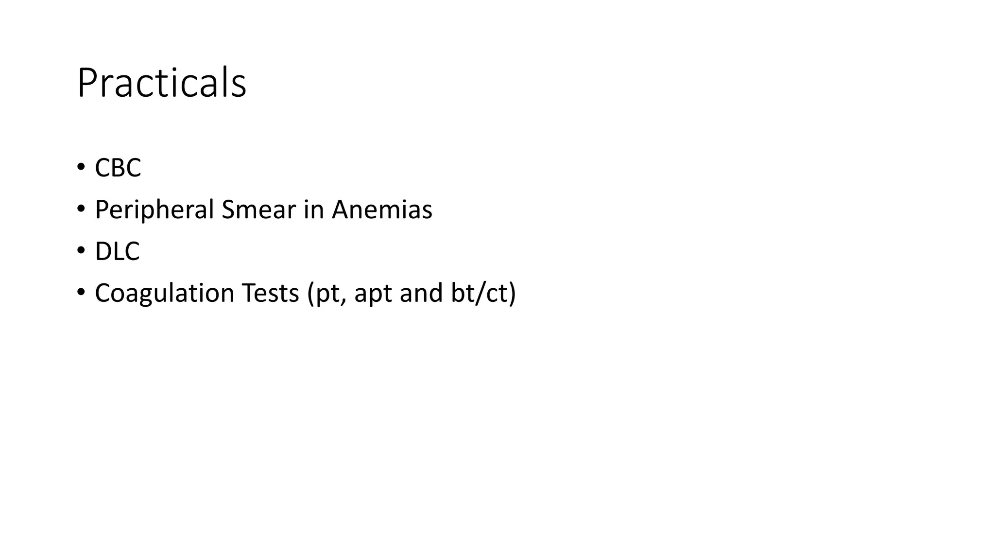 Blood module practicals | PPT