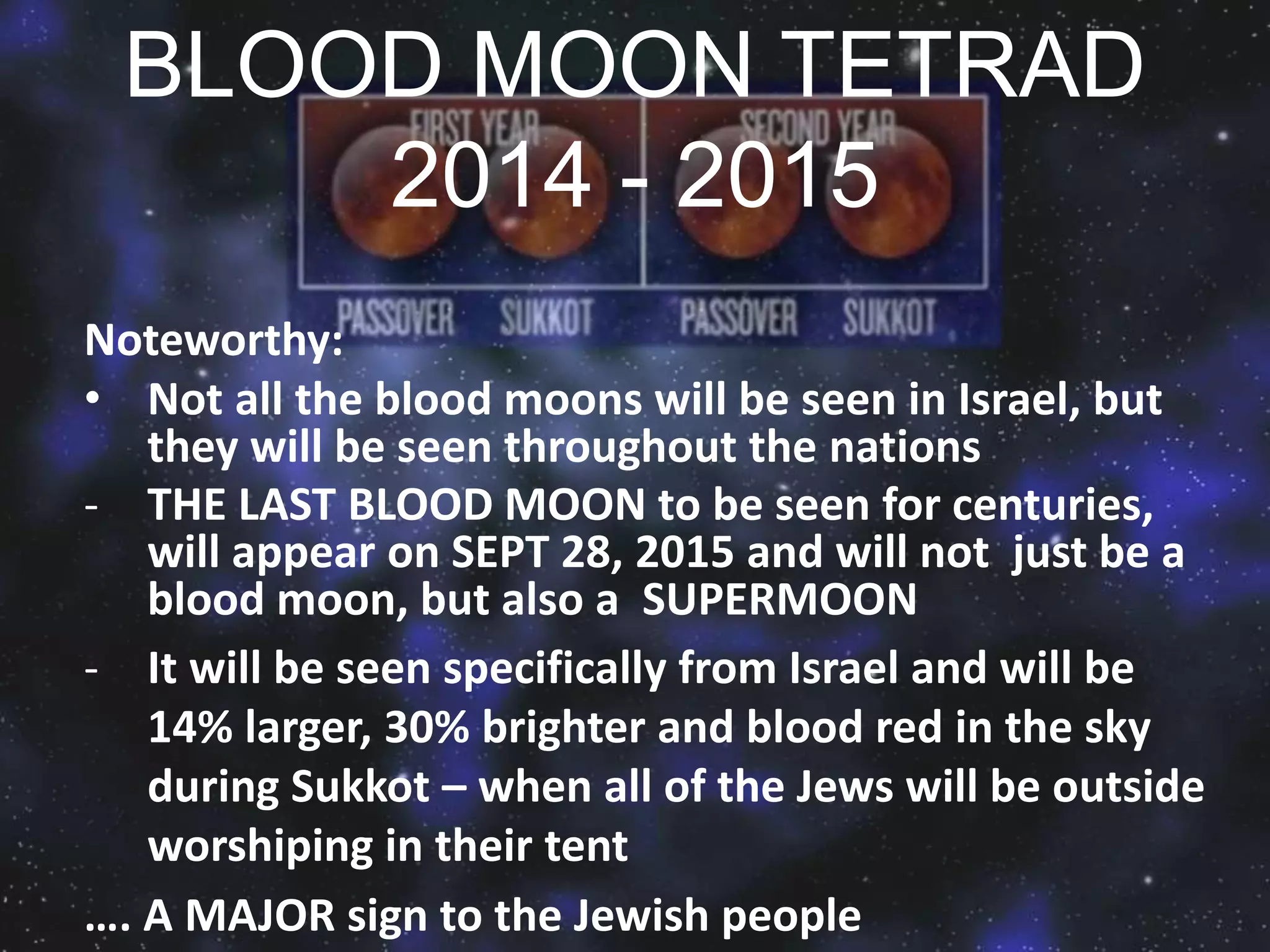 Blood moons presentation | PPTX