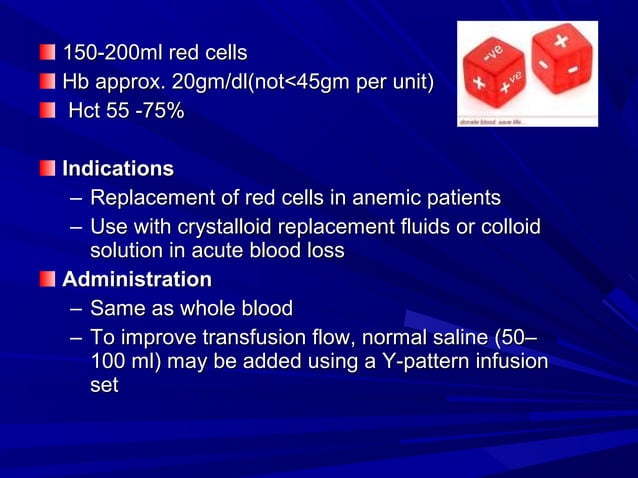 Blood transfusion, Nutrition and water & electrolyte balance | PPT ...