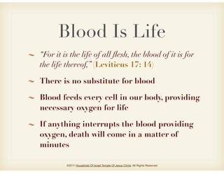The Blood of Christ | PDF