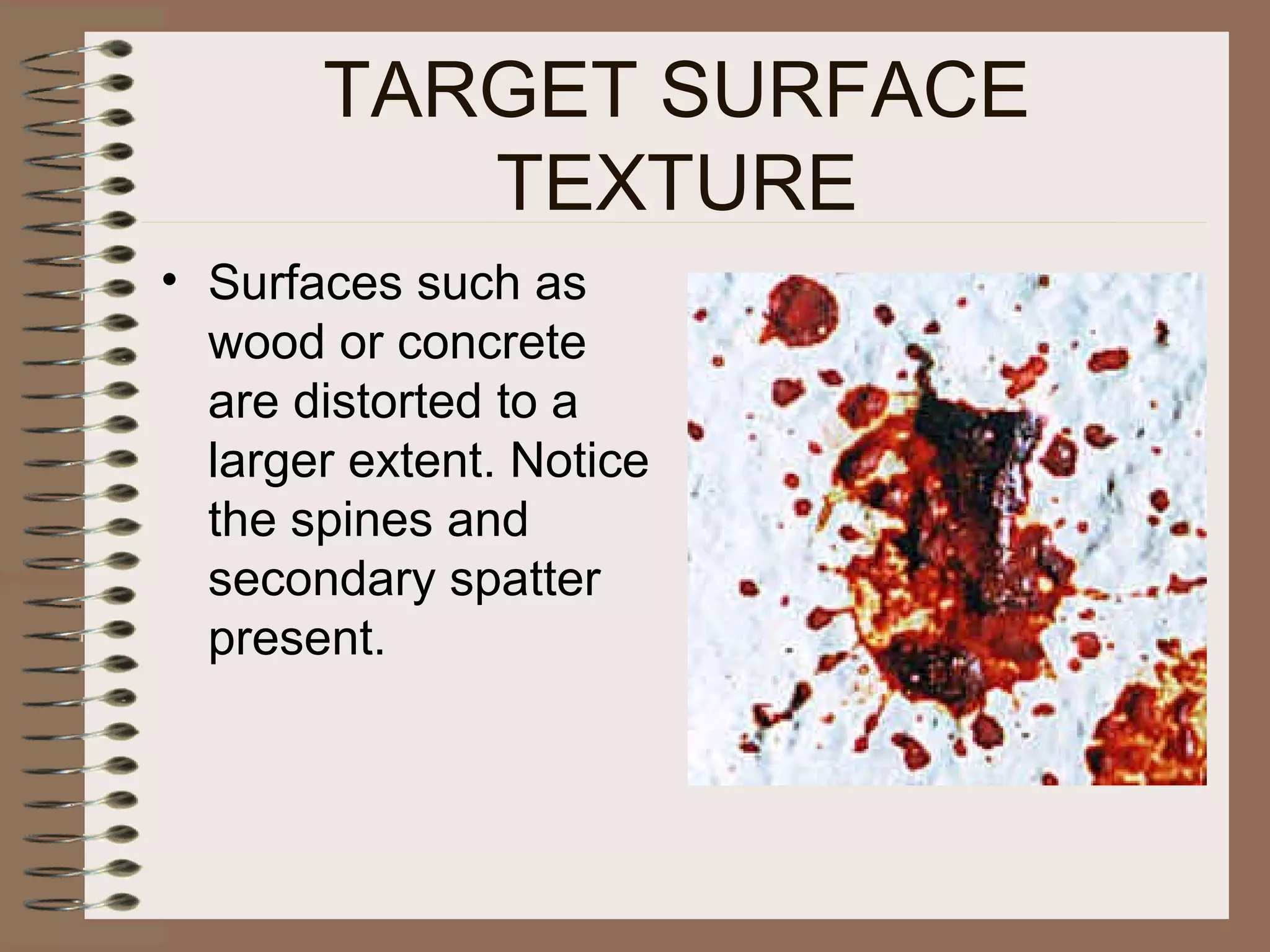 Blood pattern analysis | PPT