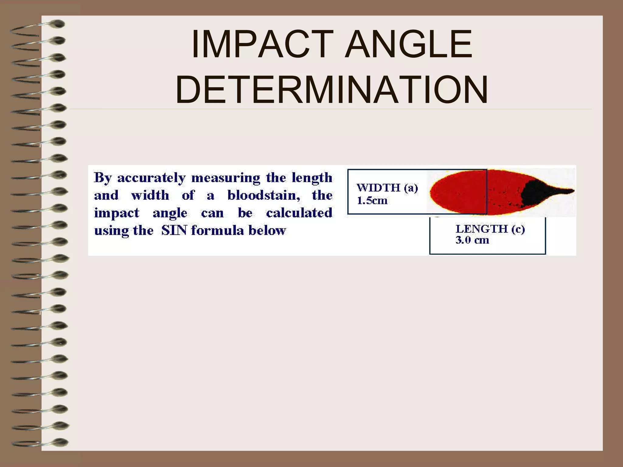 Blood pattern analysis | PPT