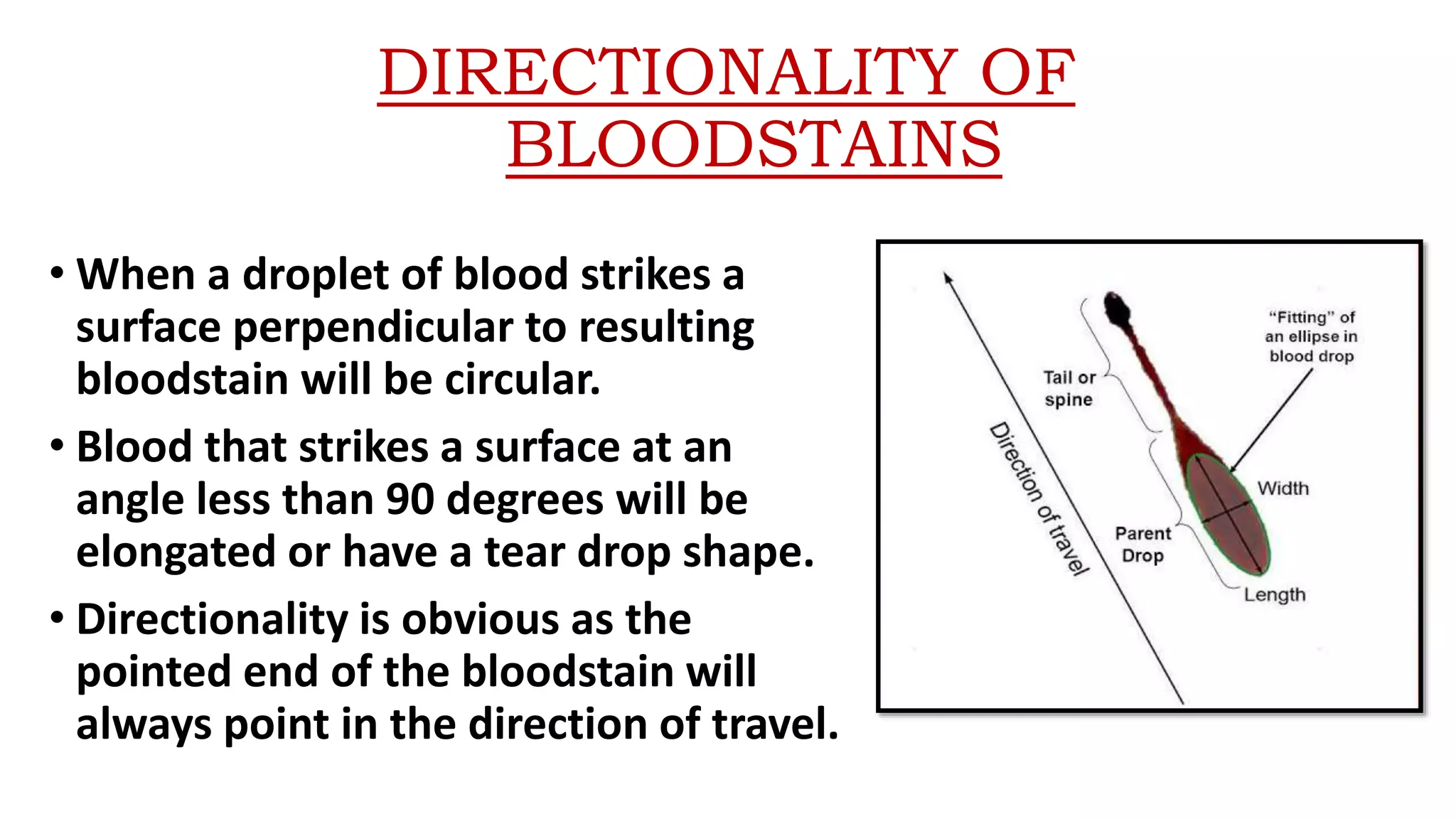 Blood pattern analysis | PPTX