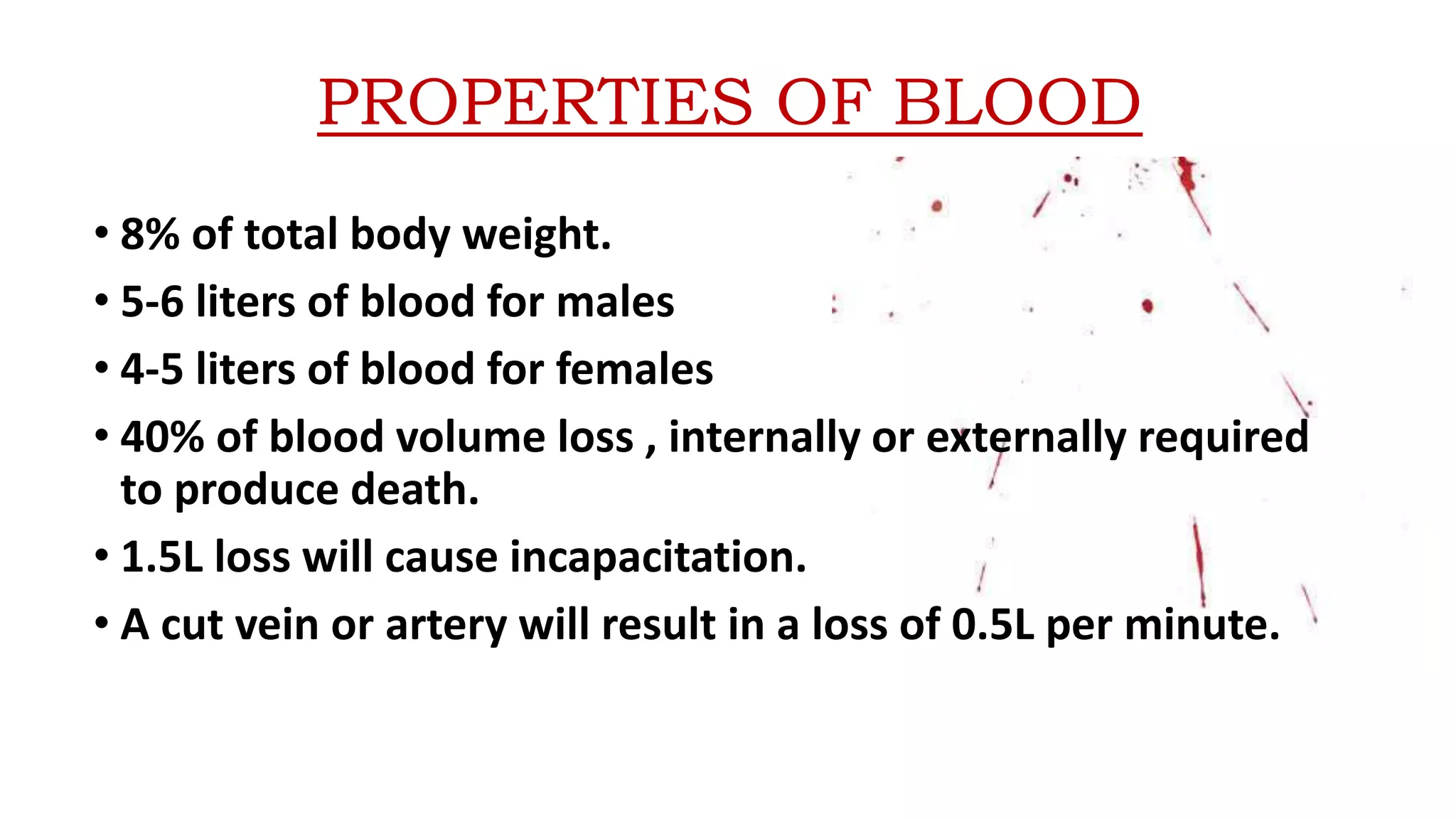 Blood pattern analysis | PPTX