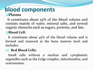 BLOOD PHYSIOLOGY Ass.Lec Hussein Hamid Al-hichamy | PPT