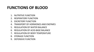 blood, composition , properties, functions physiology.pptx