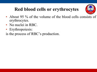 Blood physiology: Part I | PPT