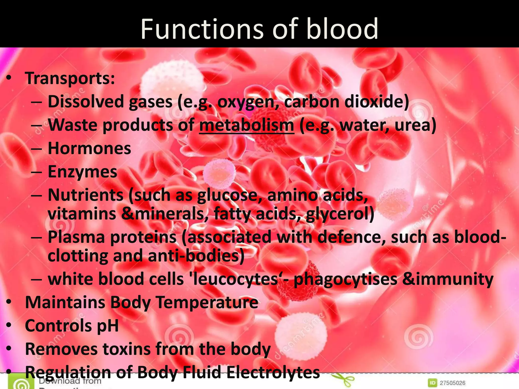 Blood ppt | PPTX