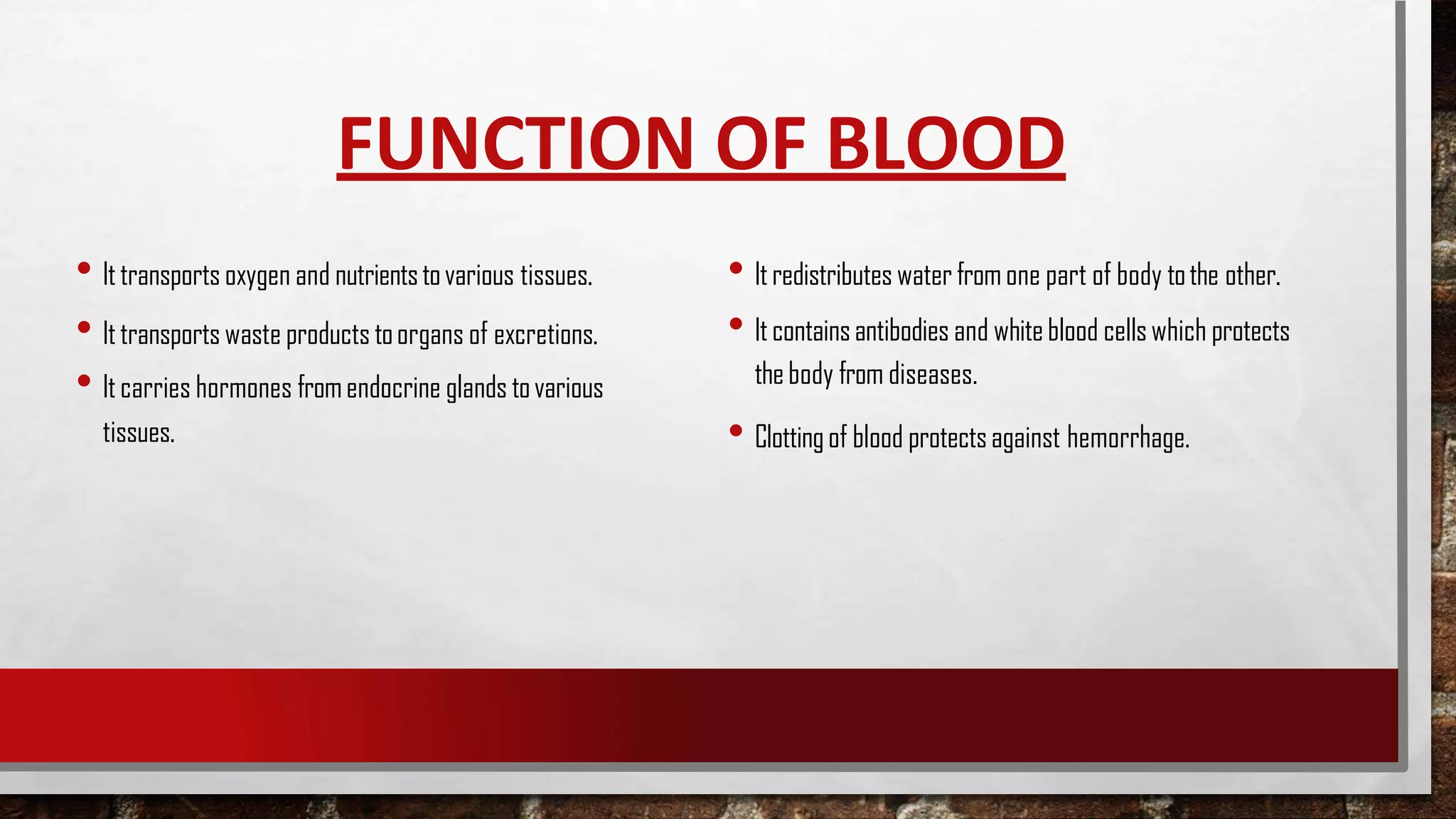 Blood & It's Cellular Elements and Their Important Functions By : Rahul ...