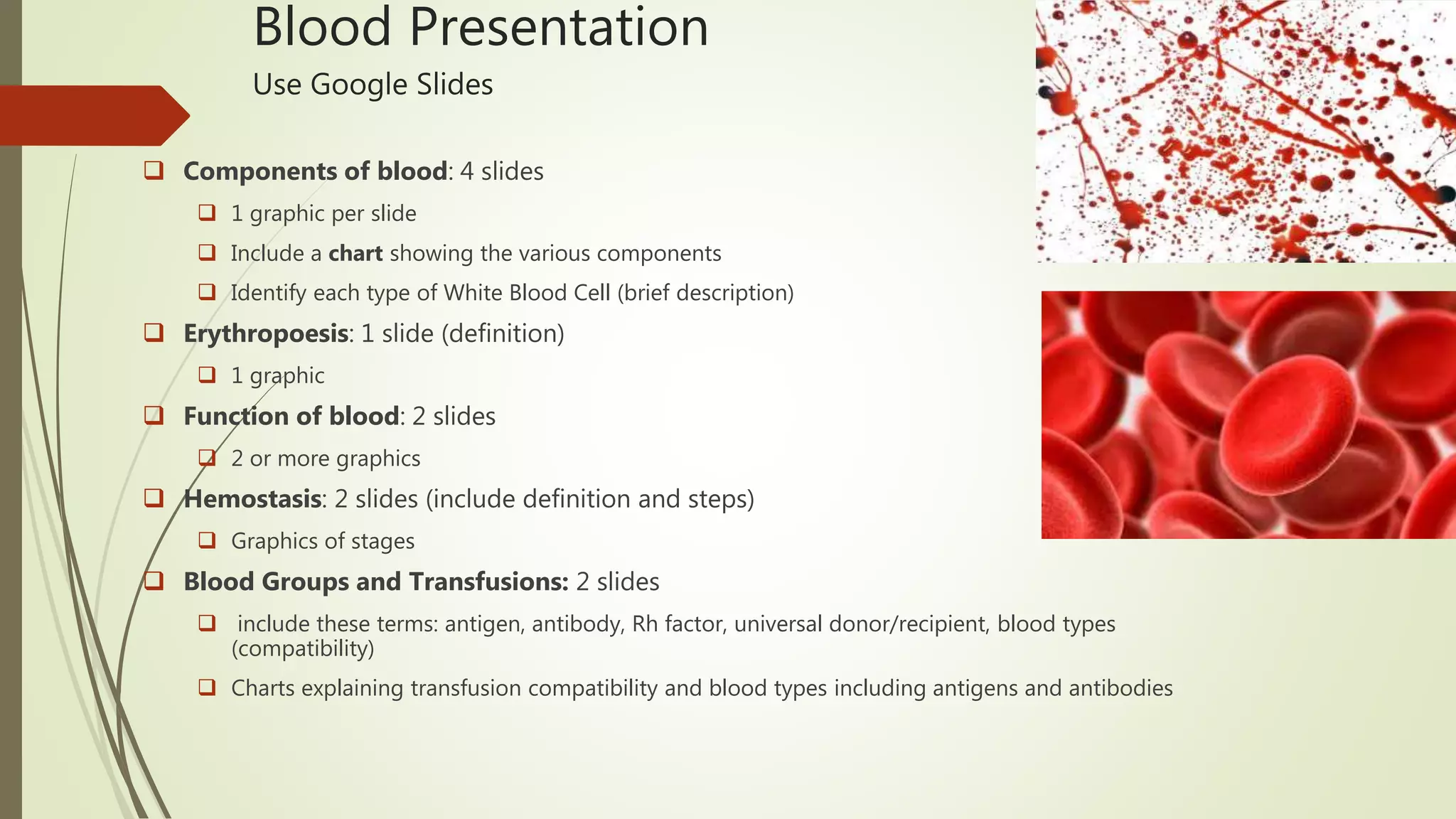 Blood presentation assignment | PPTX