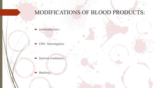 blood transfusion | PPT