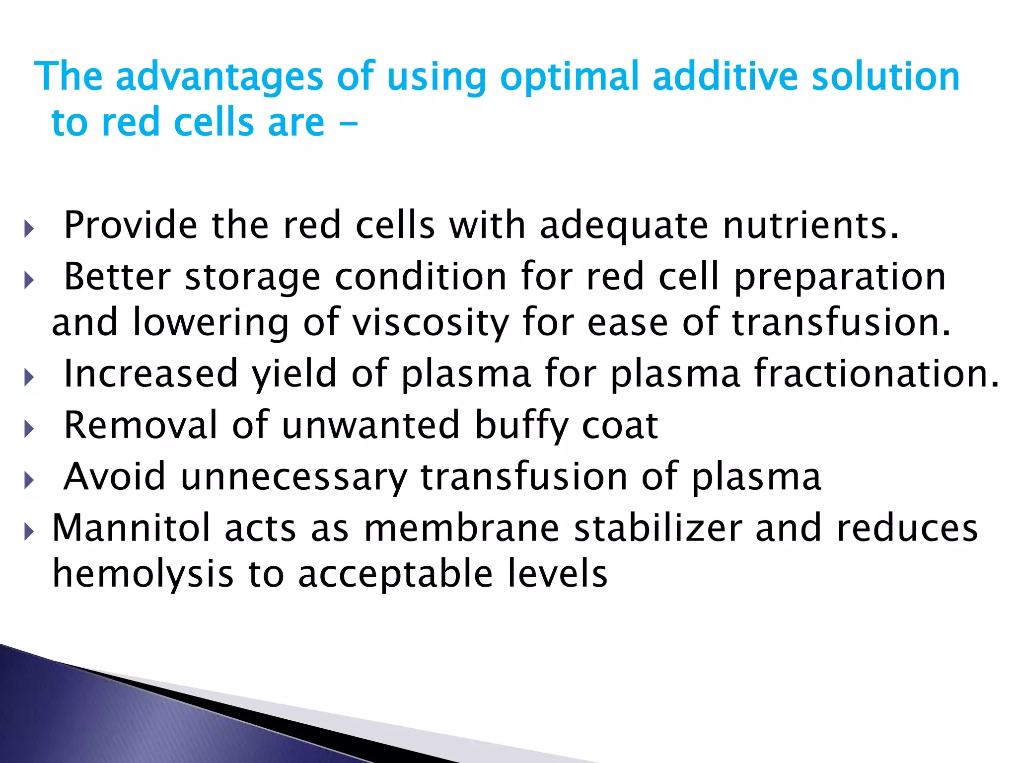 BLOOD PRESERVATIVES | PPTX