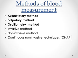Blood pressure | PPTX