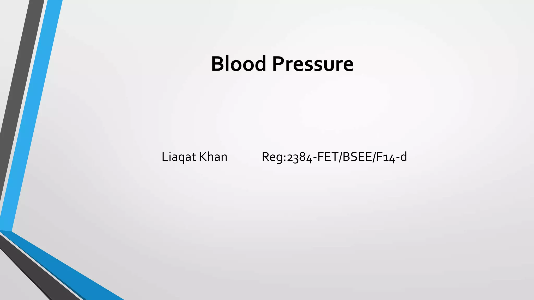 Blood pressure | PPTX