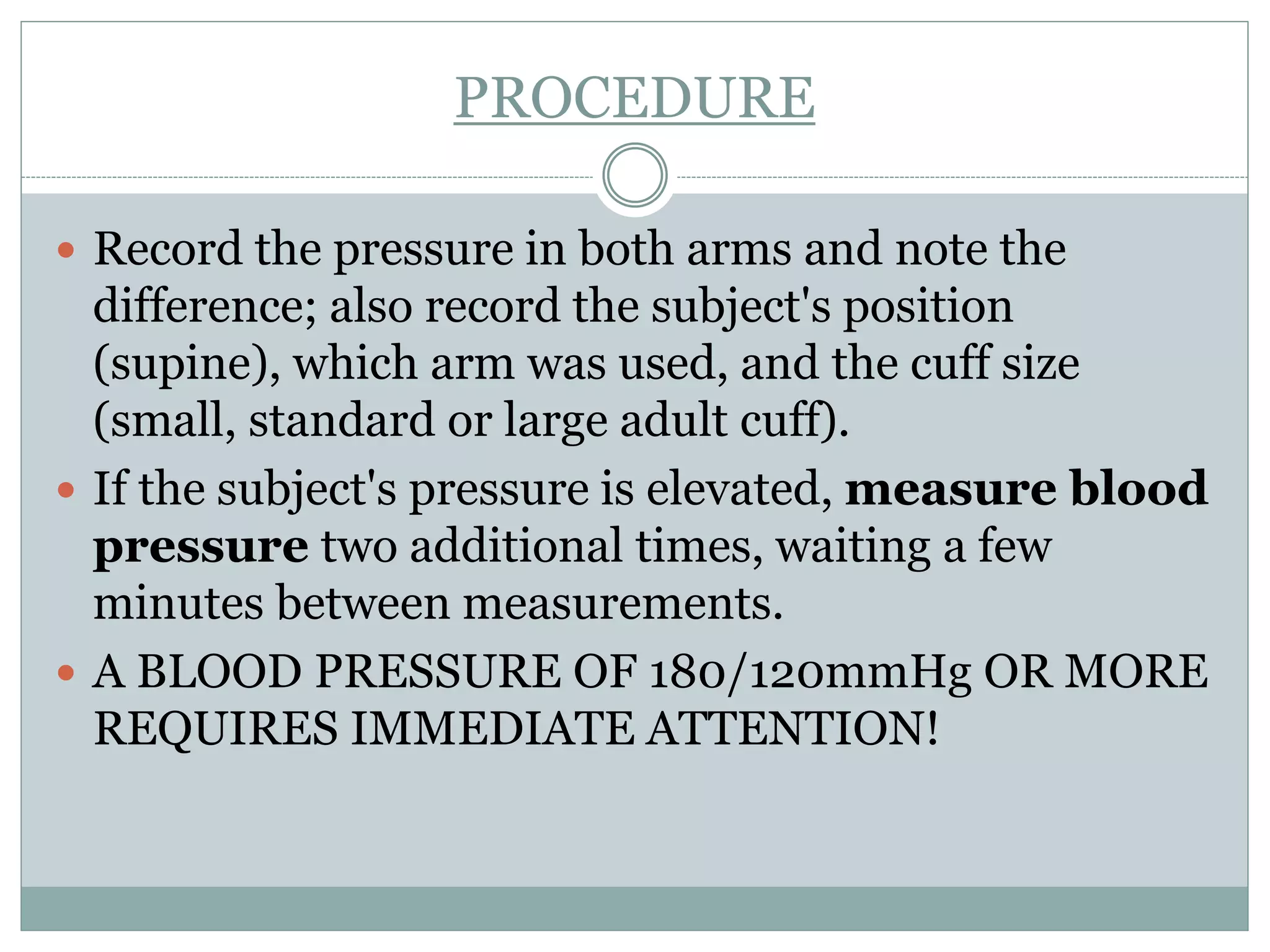 Blood pressure | PPTX