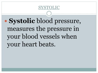 Blood pressure | PPTX