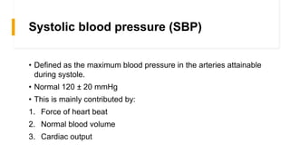 Blood Pressure | PPTX