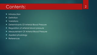 blood pressure in medicine and hospitals | PPTX