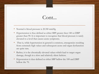 blood pressure (1).pptx for nurses and lhvs | PPTX