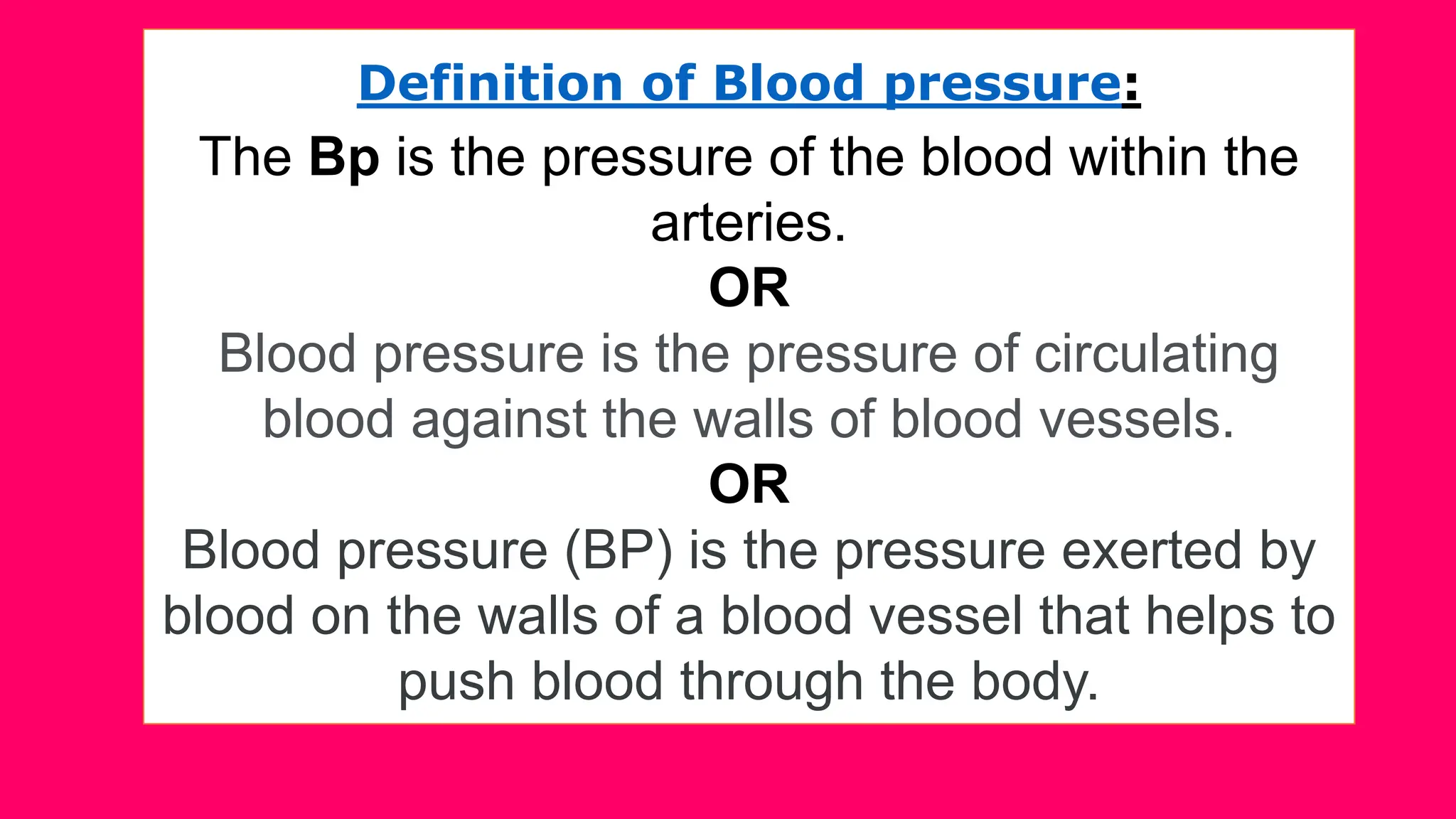 BLOOD PRESSURE AND REGULATION (RAAS).pptx