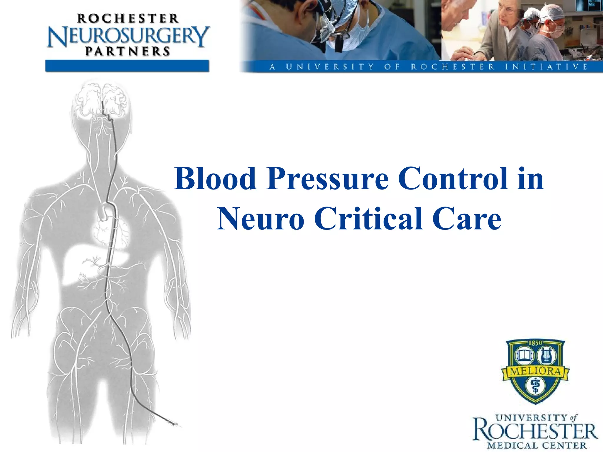 Blood Pressure Control in Neuro ICU | PPT
