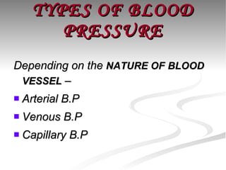 Blood pressure measurement | PPT