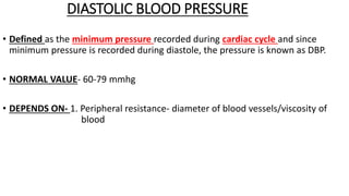 blood pressure measurment for mbbs students | PPTX