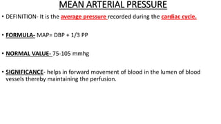 blood pressure measurment for mbbs students | PPTX