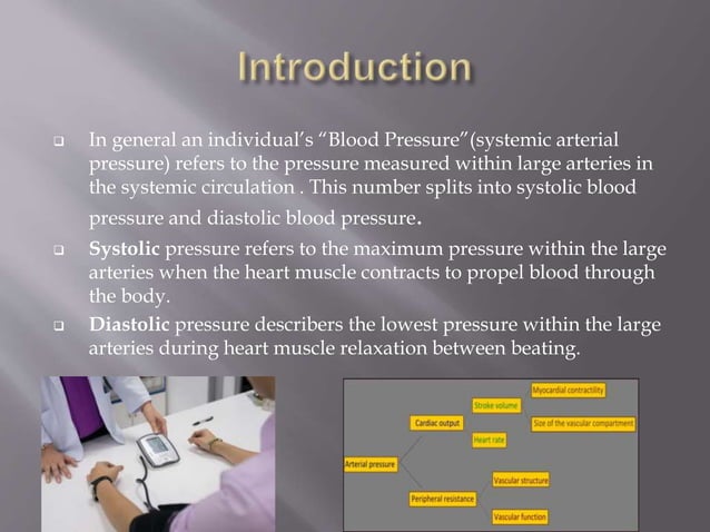 Blood pressure ppt,1st sem | PPTX | Heart and Cardiovascular Diseases ...