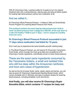 Blood pressure protocol | PDF