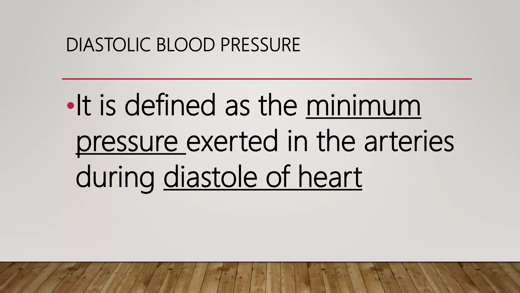 Blood Pressure | PPTX
