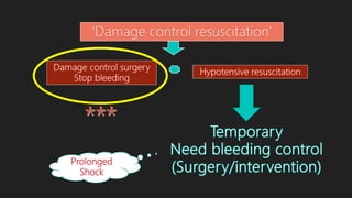 Blood pressure target in icu | PPTX
