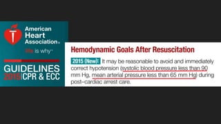Blood pressure target in icu | PPTX