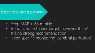Blood pressure target in icu | PPTX