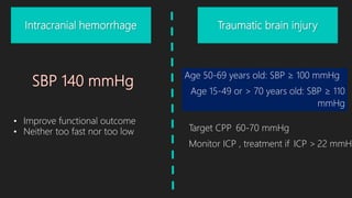 Blood pressure target in icu | PPTX