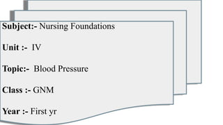 Blood pressure | PDF